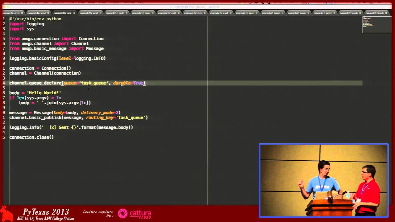 Asynchronous, Evented Messaging with AMQP, Kombu, and gevent - YouTube