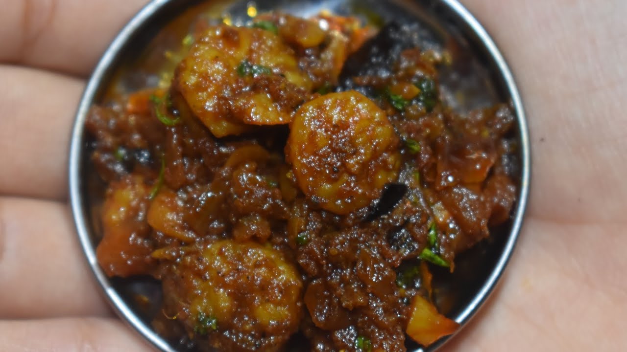 Prawns Masala | Prawns Masala Recipe | Miniature prawns recipe | Mini ...