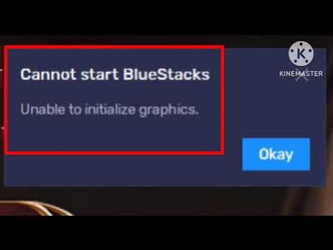 Fix Cannot Start Bluestacks Unable to initialize Graphics Problem | Unable to initialize ...