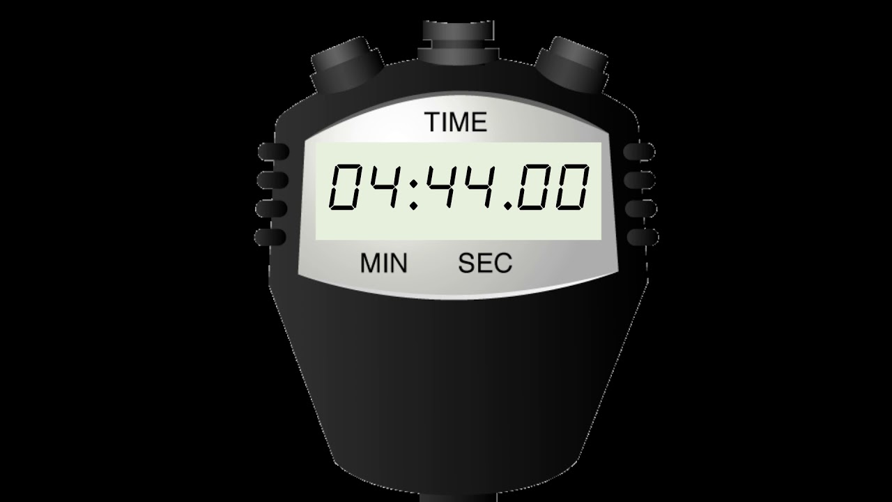 10 Minute countdown timer with 1/100th - YouTube