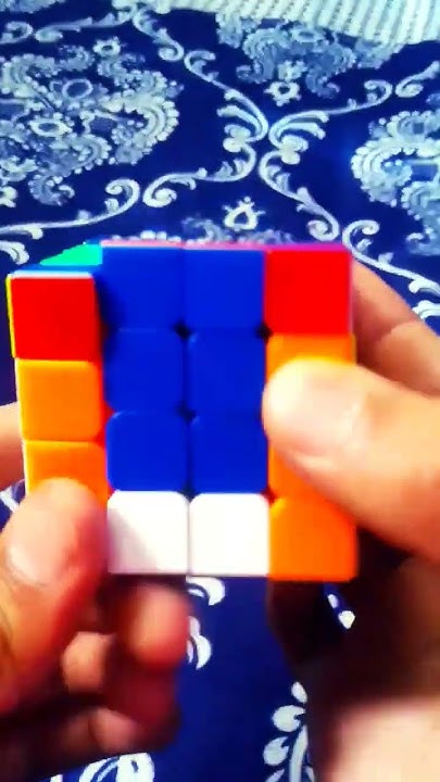 How to solve 4 by 4 rubic cube with magic trick #youtubeshorts # ...