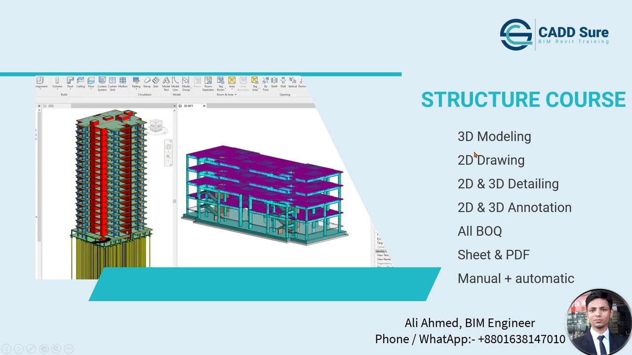 Revit Structure Online 1st Class - YouTube