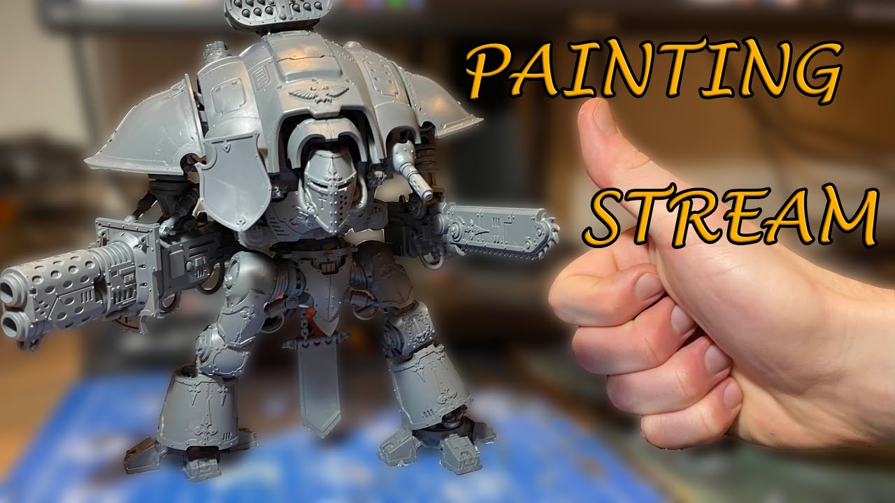 priming and basing this IMPERIAL KNIGHT #warhammer40k - YouTube
