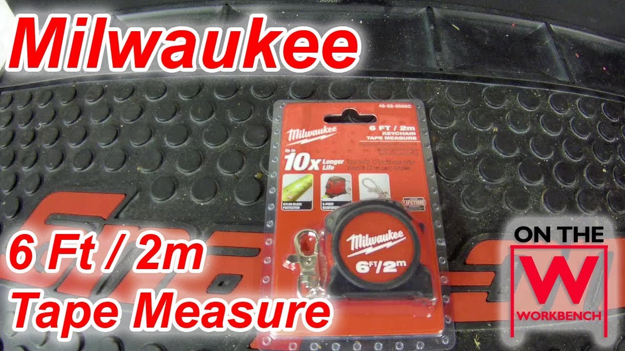 Milwaukee 6 Foot / 2 Meter Tape Measure - YouTube