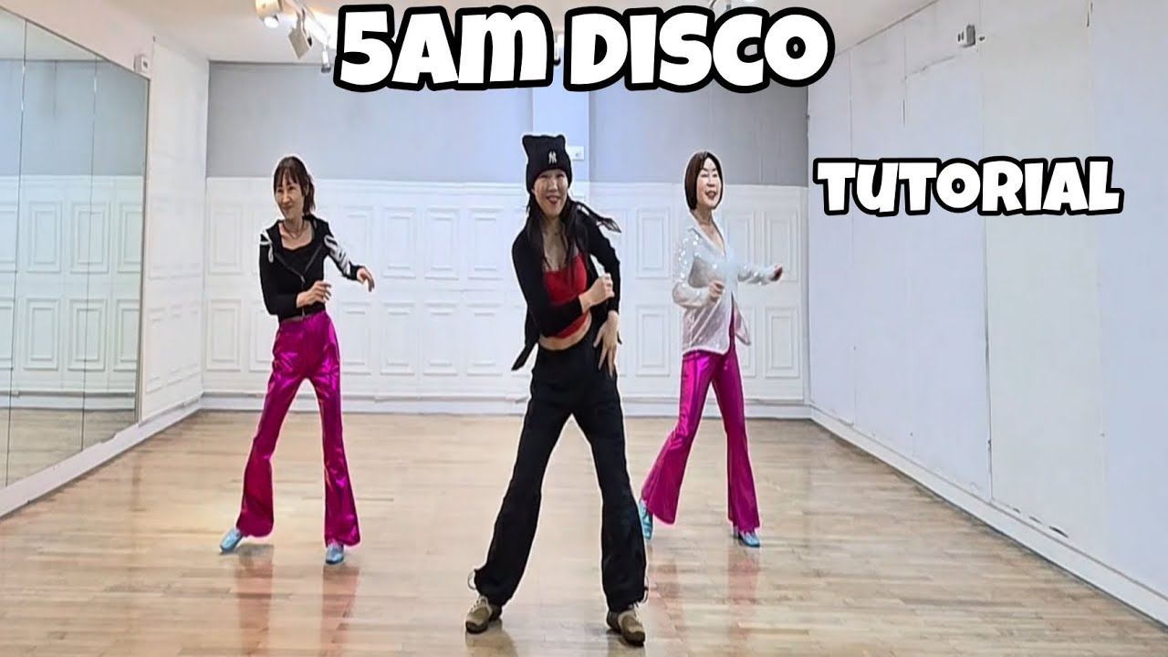 5am Disco - Line Dance (Tutorial) - YouTube