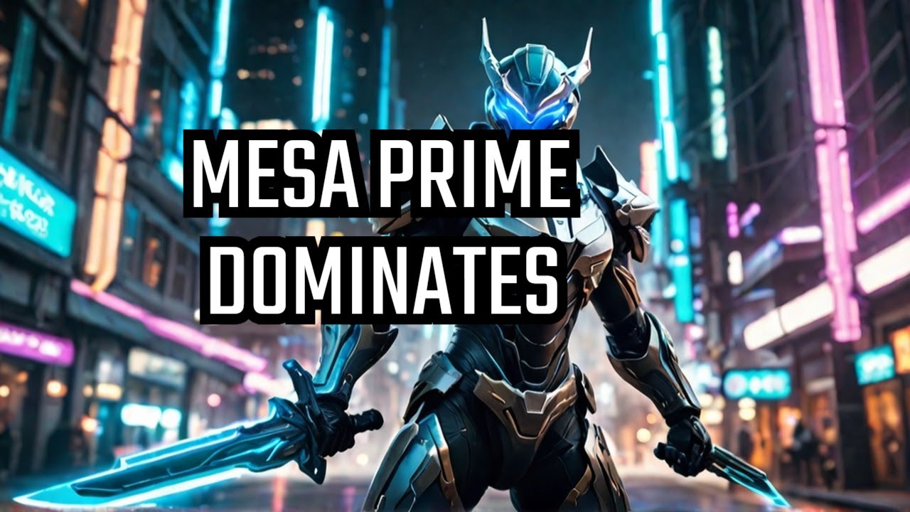 Mesa Prime DOMINATES in Warframe! - YouTube