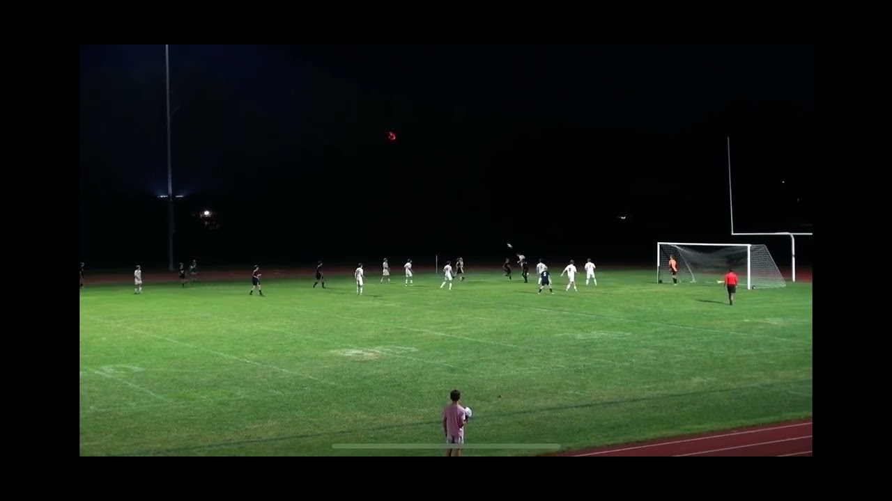 Caleb Russo with a finger tip save to secure the win for the Knights ...