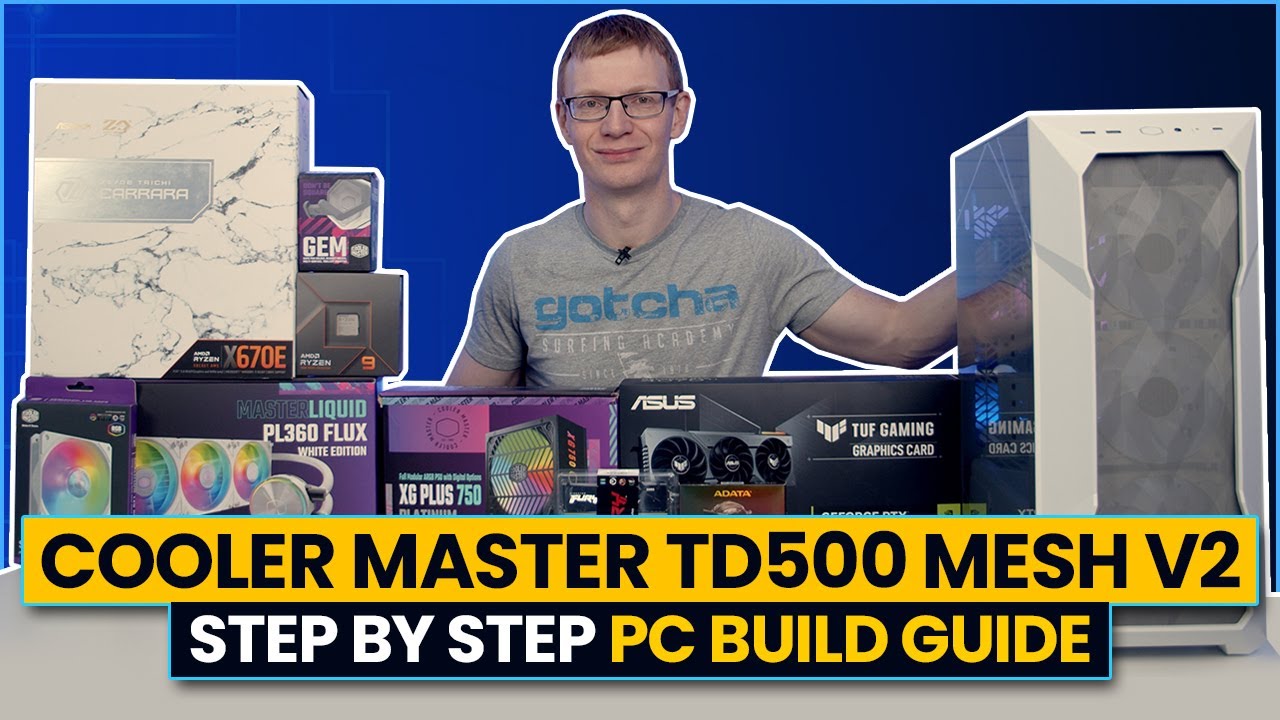 Cooler Master TD500 Mesh V2 Build - Step by Step Guide - YouTube
