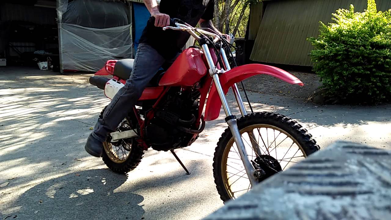 1981 Honda Xr250r Start-up - YouTube