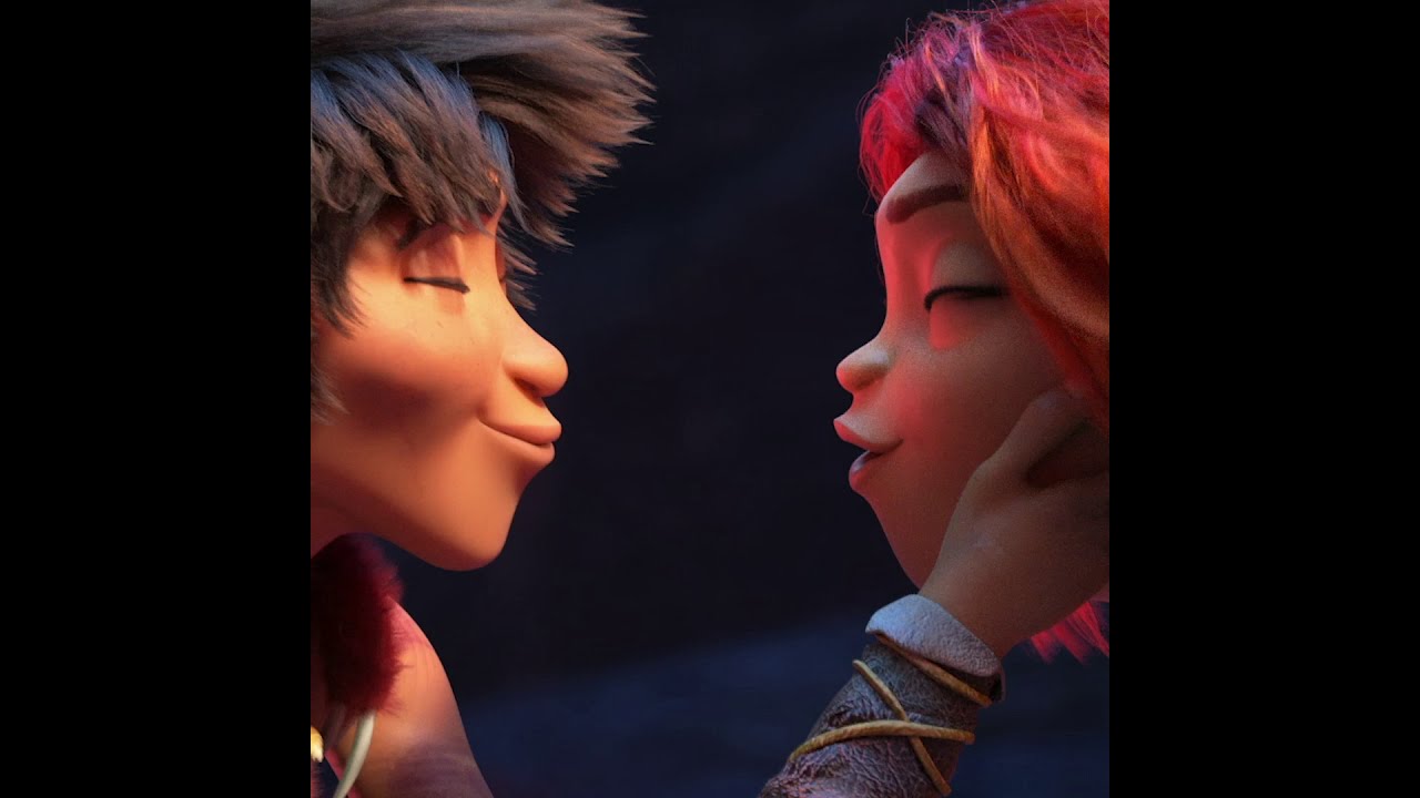 CROODS 2 FIRST KISS - YouTube