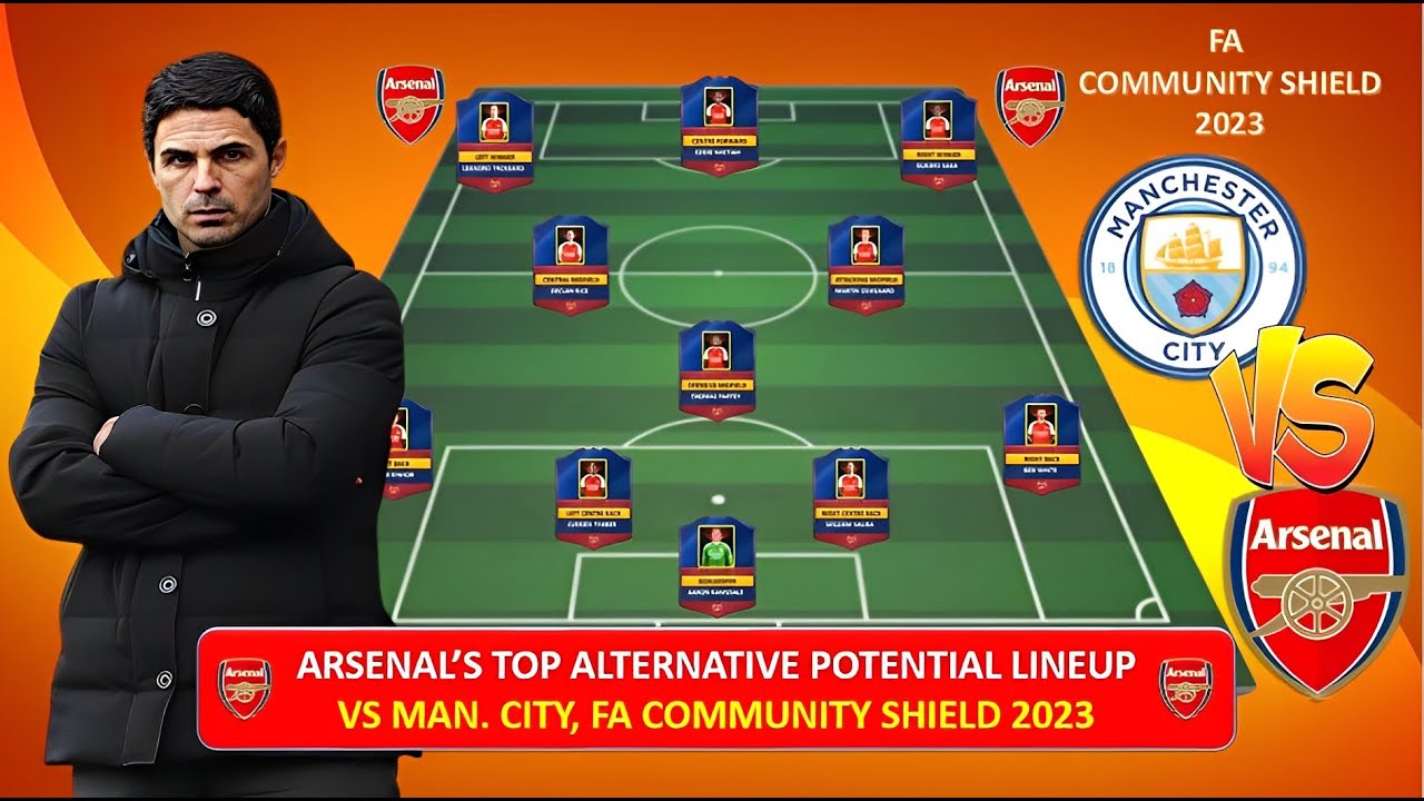 Manchester City vs Arsenal ~ Arsenal's Top Alternative Potential Lineup ...