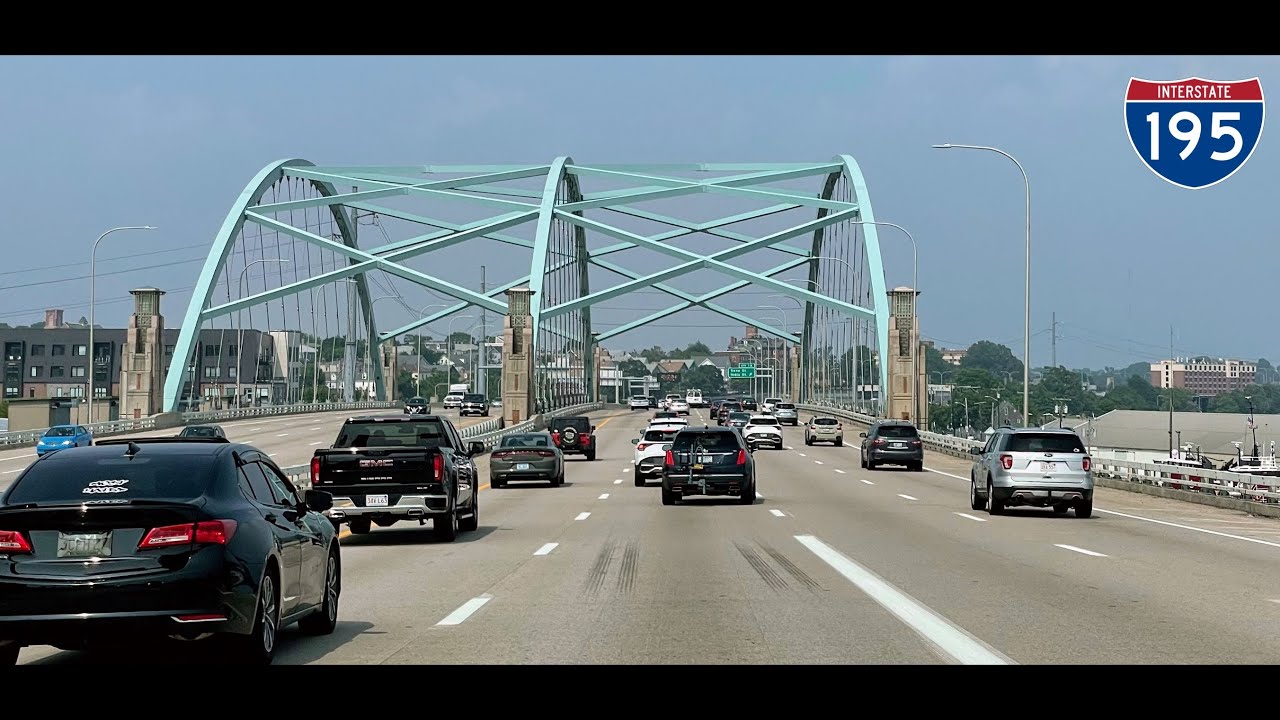 Interstate 195 - Providence RI to Fall River MA - YouTube