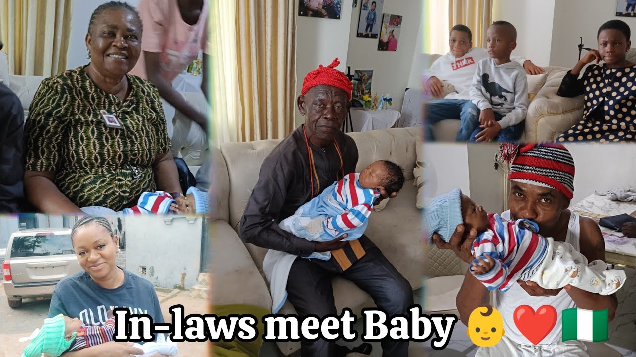 Special Family Moments: In-laws Visit Our Baby for the First Time - YouTube