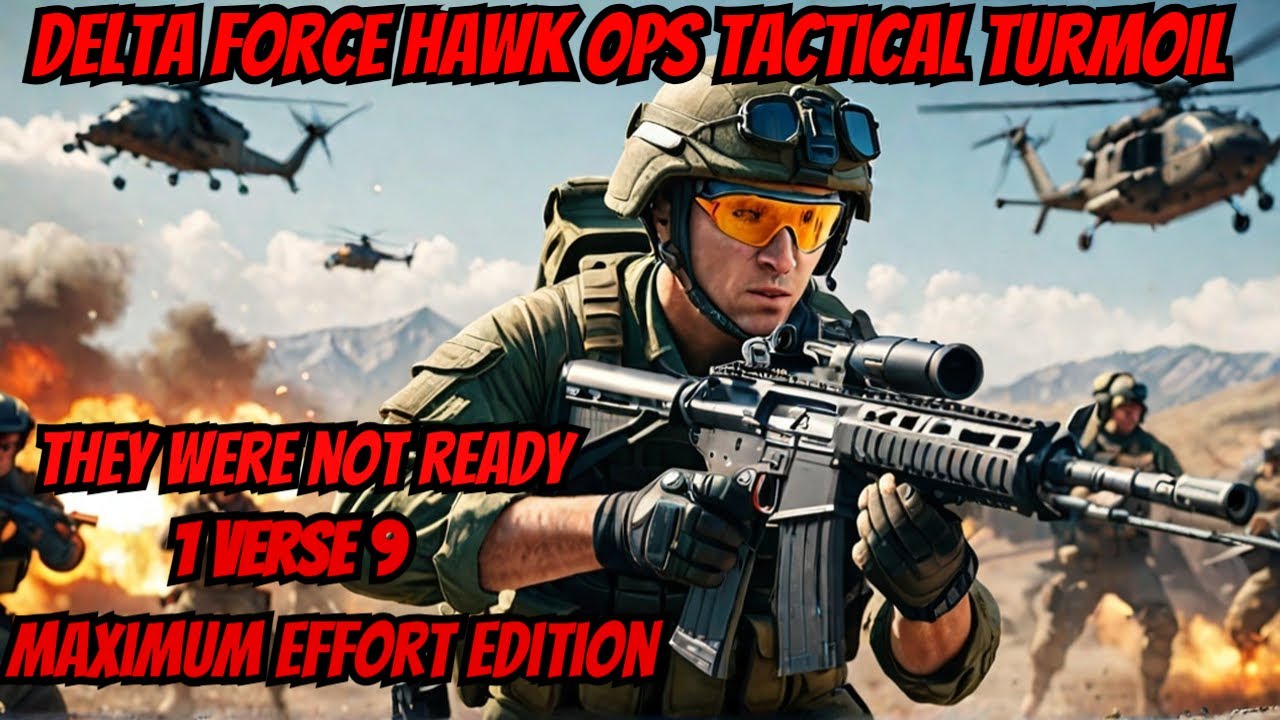 Delta Force Tactical Turmoil Soloing 3 squads - YouTube