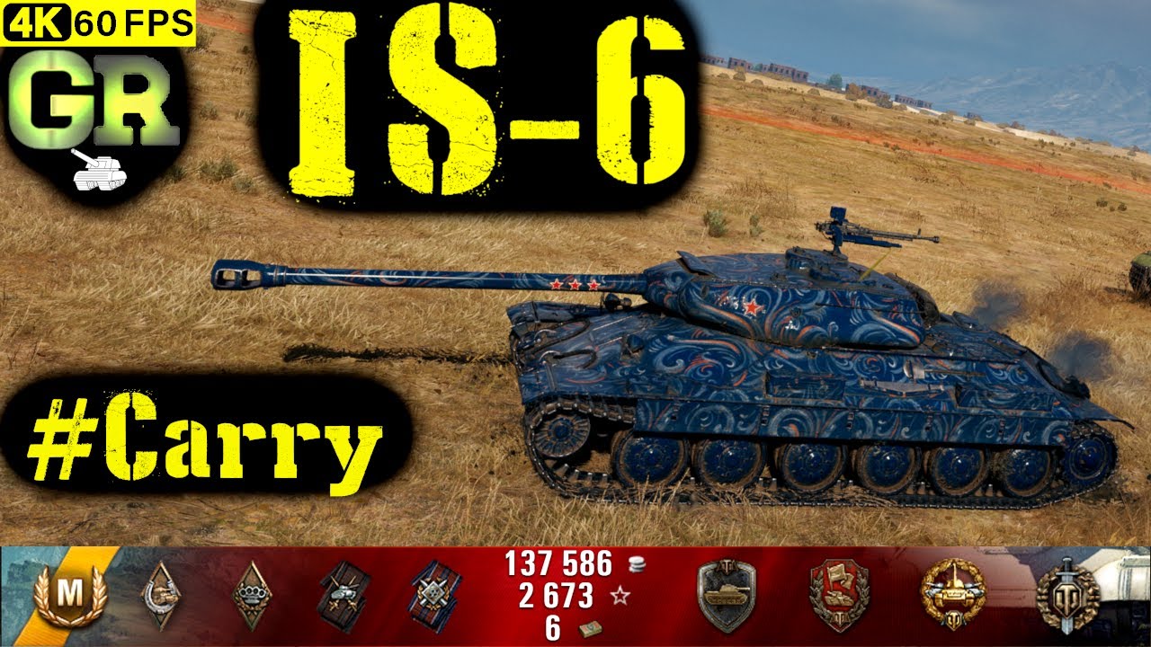 World of Tanks IS-6 Replay - 6 Kills 5K DMG(Patch 1.4.1) - YouTube