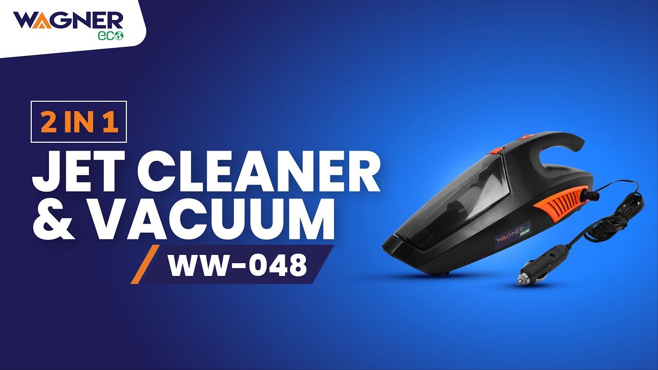 NEW TECHNOLOGY! 2 IN 1 JET CLEANER & VACUUM: WAGNER ECO WW-048 - YouTube