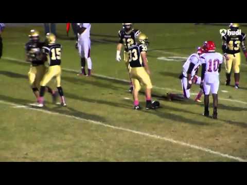 Football Highlights Draughn Safety -Cooper Abernathy 2017 - YouTube