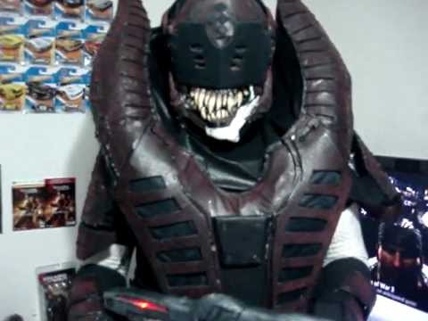 gears of war theron guard costume part 2 - YouTube