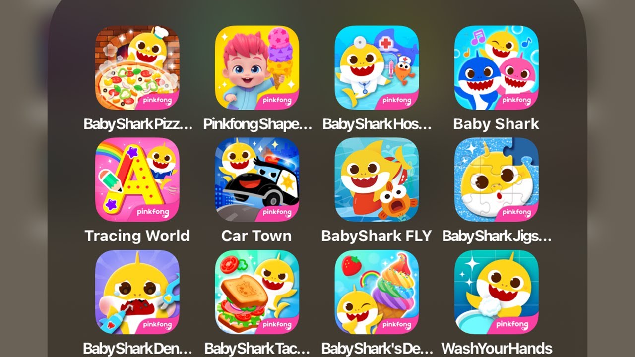 Baby Shark Pizza,Shapes & Colors,Hospital,Pinkfong Baby Shark,Tracing ...