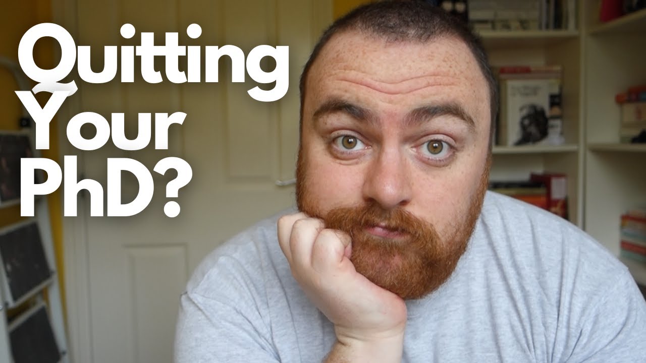 Quitting my PhD? | My PhD Journey - YouTube
