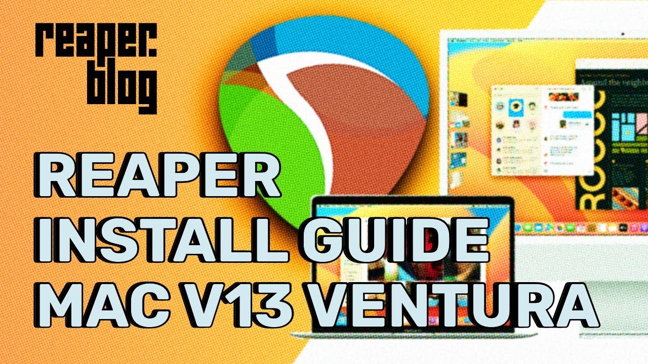 REAPER on MacOS 13 Ventura Install Guide including Extensions - YouTube