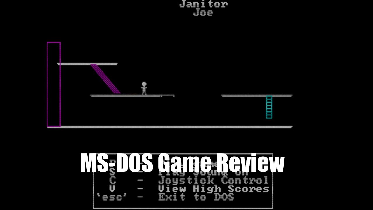 Janitor Joe - 1984 - MS-DOS Game Review - YouTube