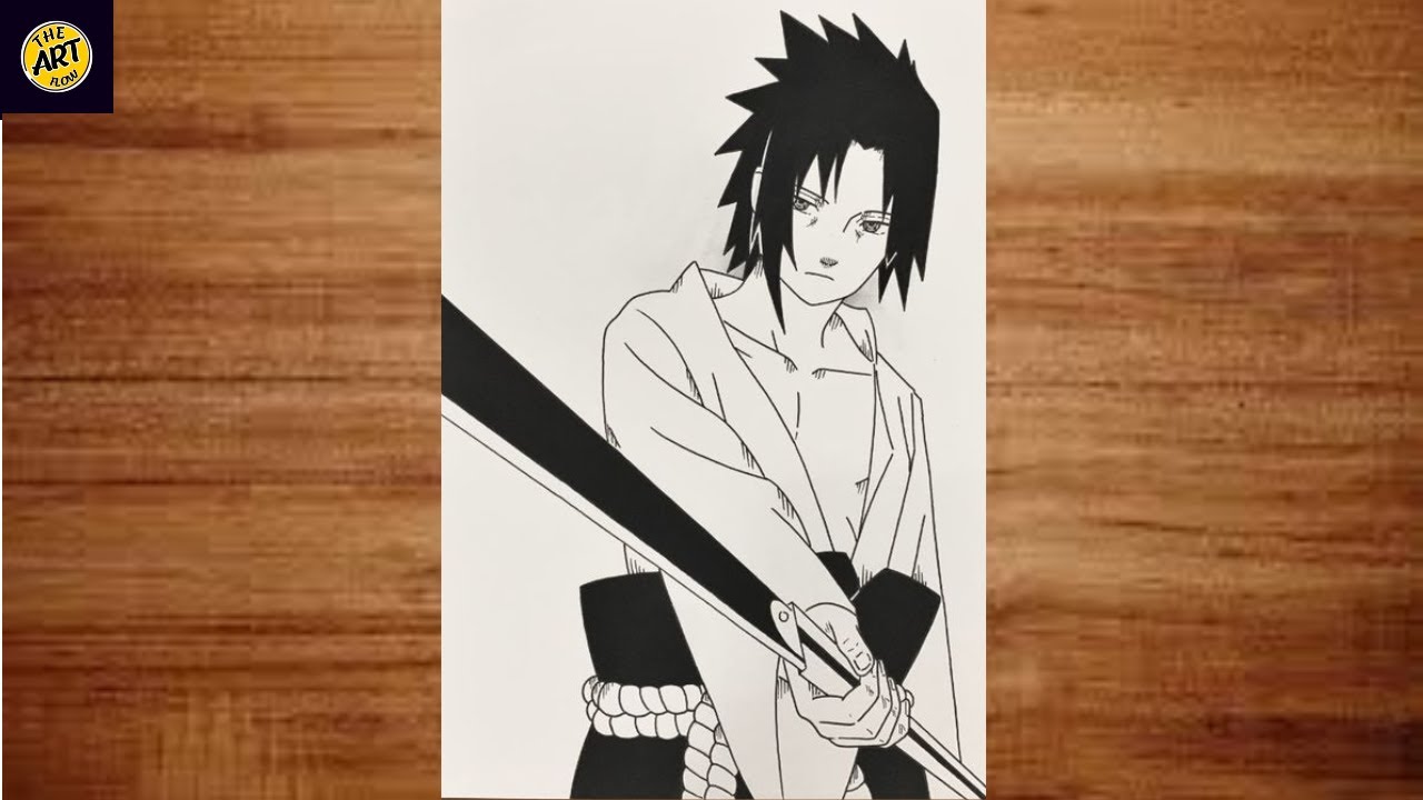 How To Draw Sasuke Uchiwa