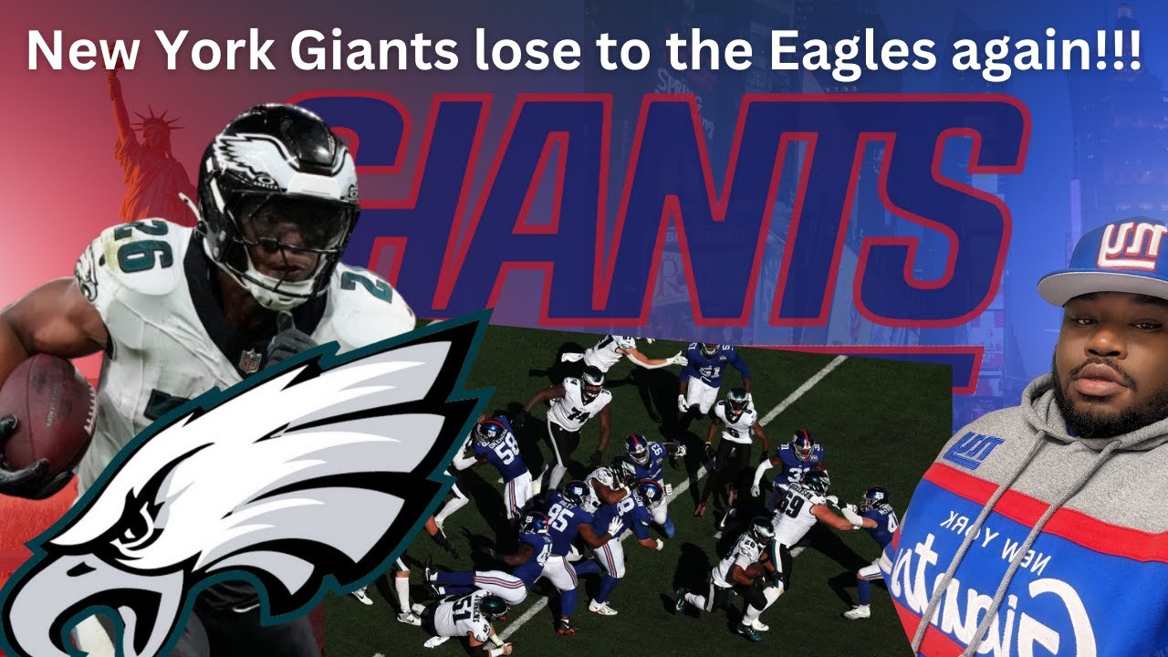 Giants lose to the Eagles again..#nyg #GiantsvsEagles #Eagles #Giants ...