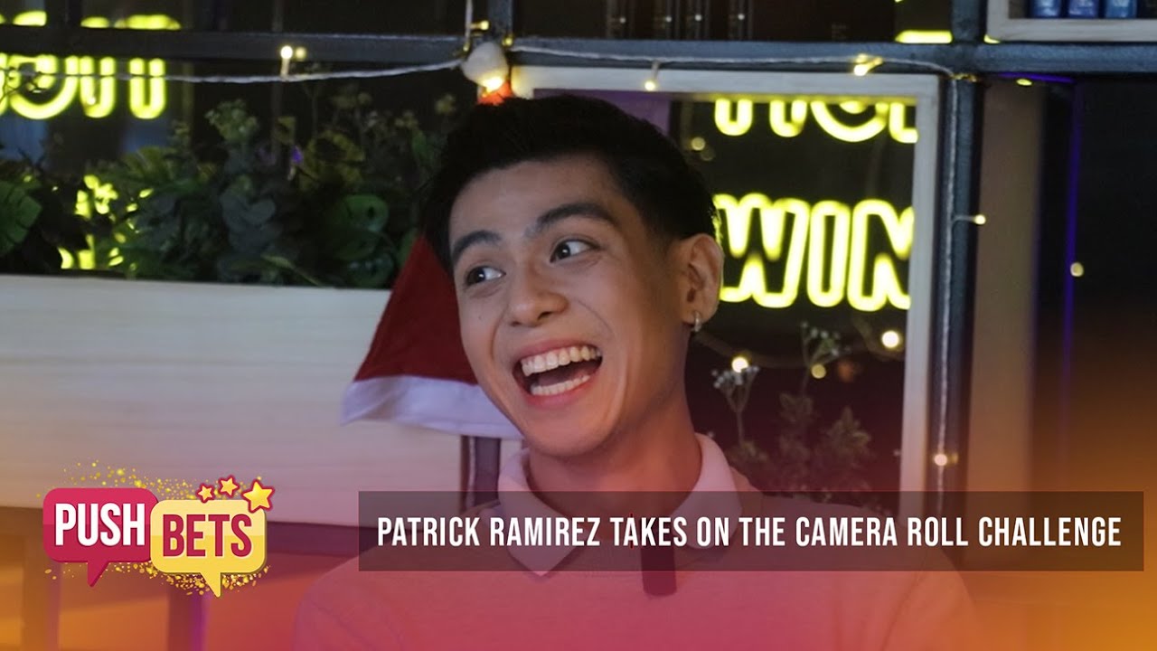 Patrick Ramirez takes on the Camera Roll Challenge | PUSH Bets - YouTube