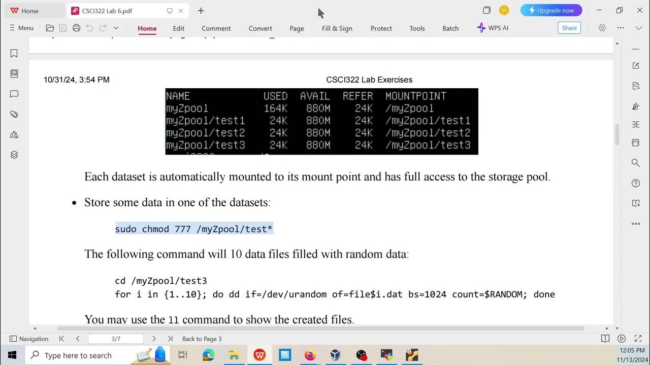 Lab 6: thiết lập ZFS trên Linux/Unix , System Administrator - YouTube