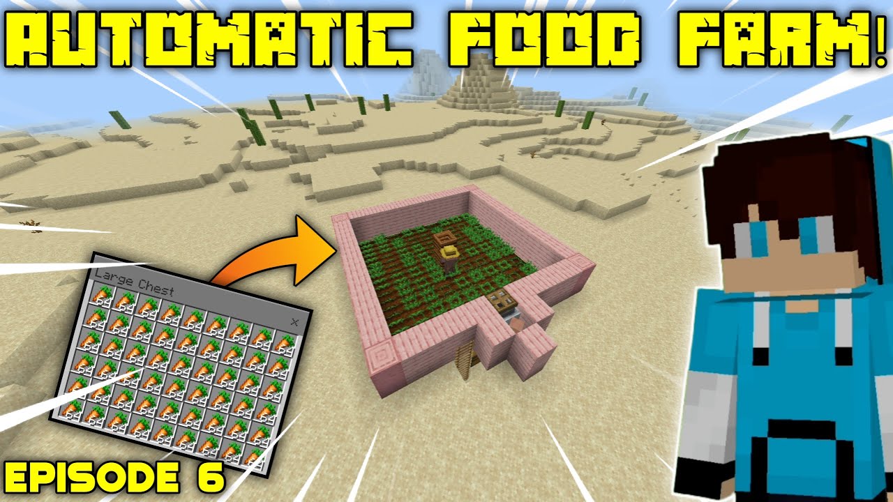 I Made Ultimate Food Farm in Minecraft (Hindi) ep6 - YouTube