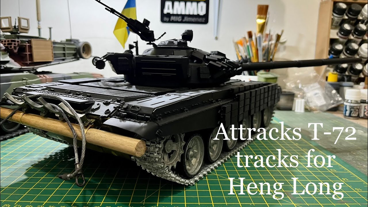 NEW HENG LONG T-72 Family UPGRADE ATTRACKS tracks & drive sprockets ...