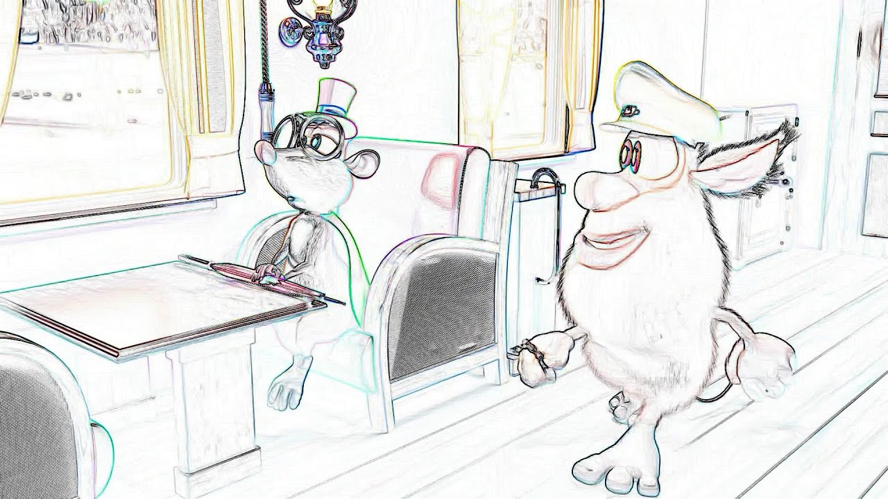 Booba - Train Robbery - Ep 04 - Cartoon for kids - 3D Sketch - YouTube