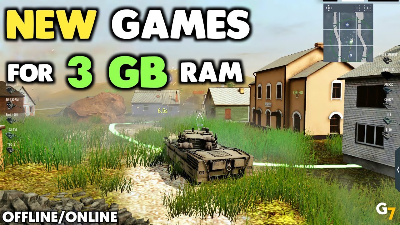 New games for 3 GB RAM for android | (OFFLINE/ONLINE) - YouTube