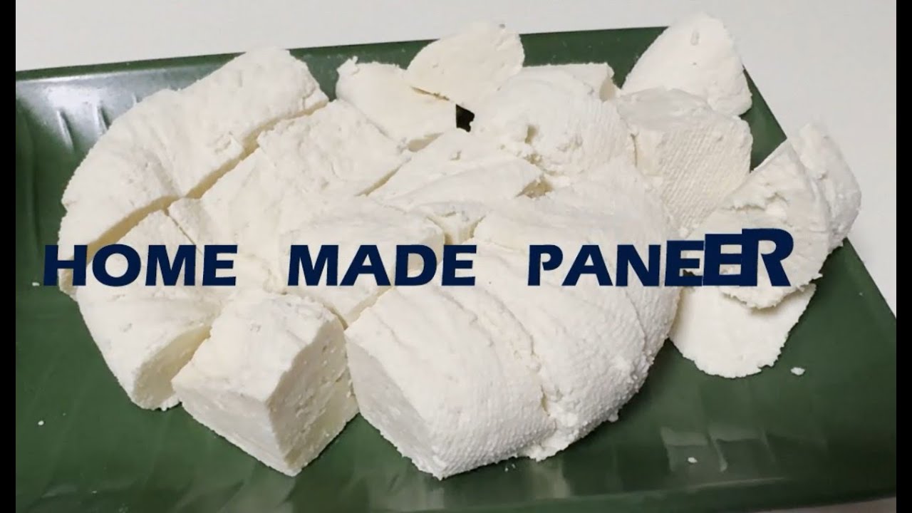 Paneer / Home made paneer / Healthy Paneer - YouTube