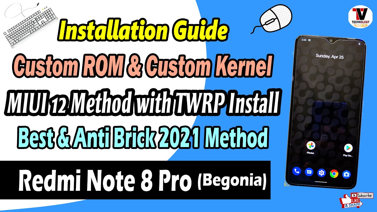 How to Install Custom ROM & Custom Kernel On Redmi Note 8 Pro | On MIUI ...