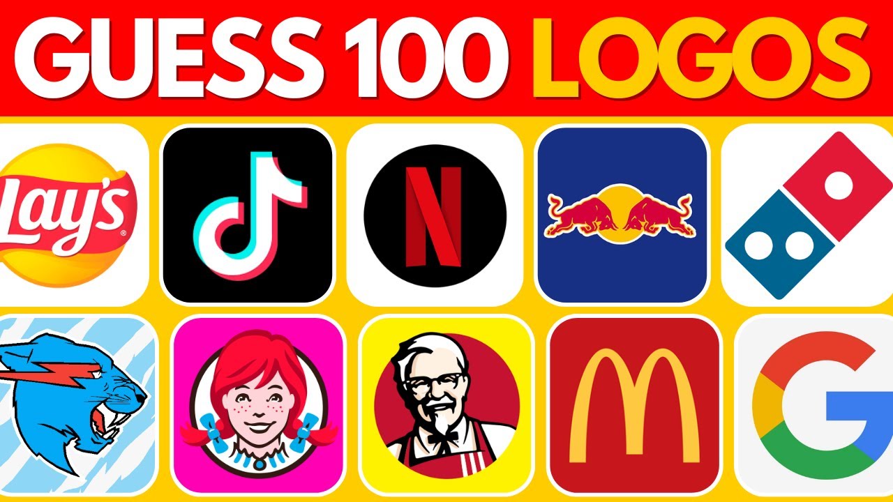 Guess 100 Famous Logos in 3 Seconds | Ultimate Logo Quiz - YouTube