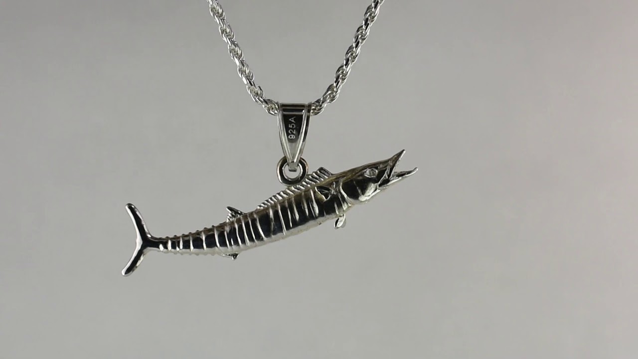 Wahoo Pendant | The Sea Shur Nautical Jewelry Collection - YouTube
