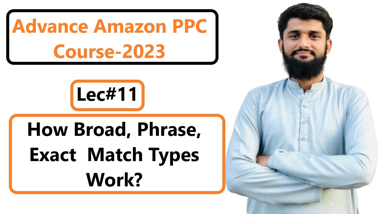 What are 3 match Types in Amazon PPC Campaigns keywords Targeting | How ...