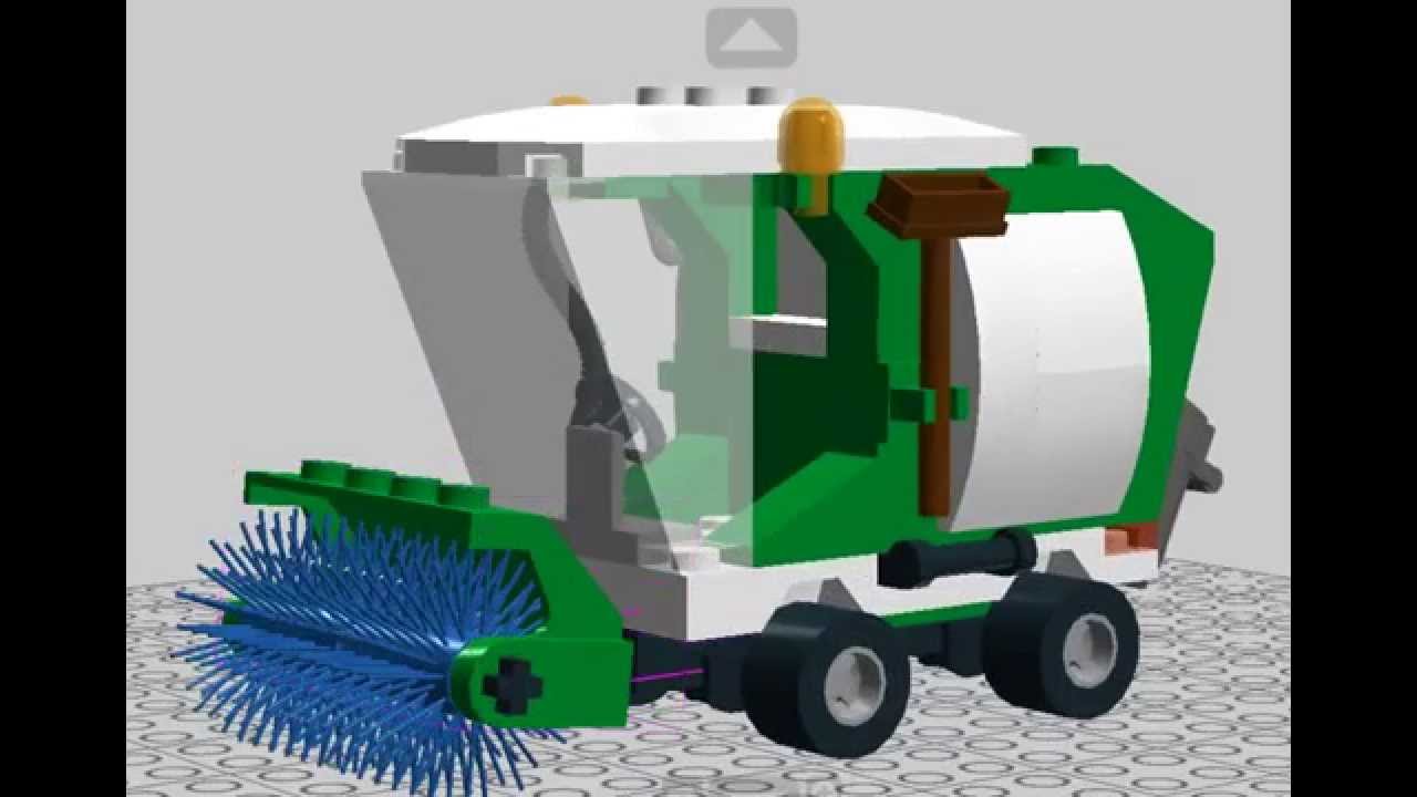 Street Sweeper LEGO MOC - YouTube