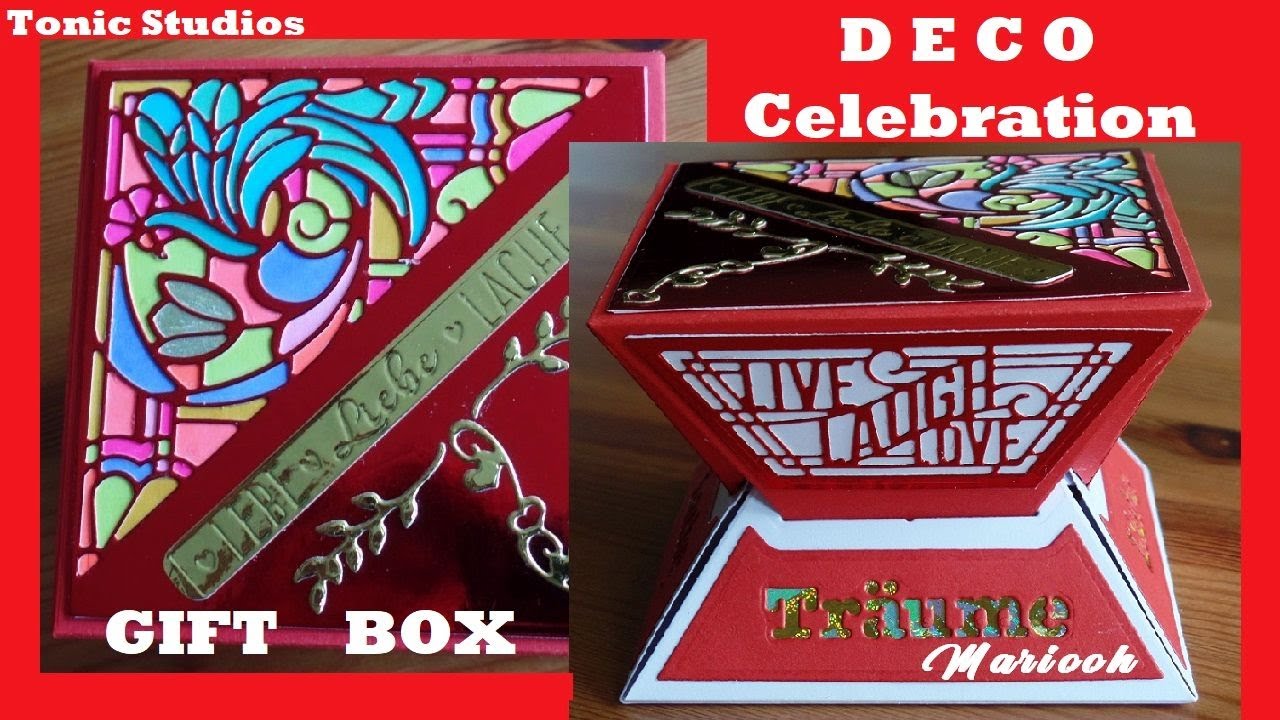 Tonic Studios Deco Celebration Gift Box - YouTube