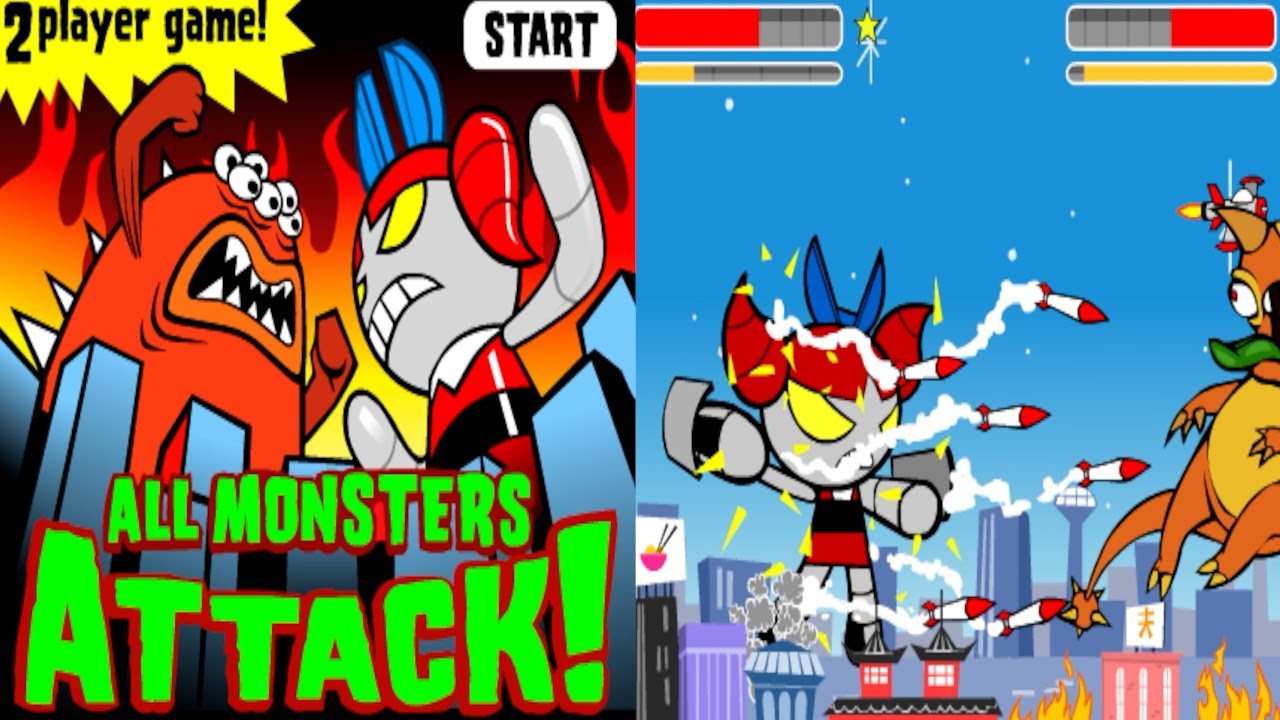 Powerpuff Girls All Monsters Attack! [03] Shockwave Longplay - YouTube