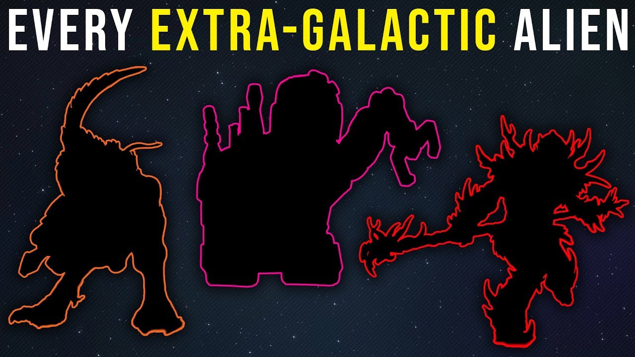 Every Alien Species from Outside the Galaxy | Star Wars Legends Lore ...