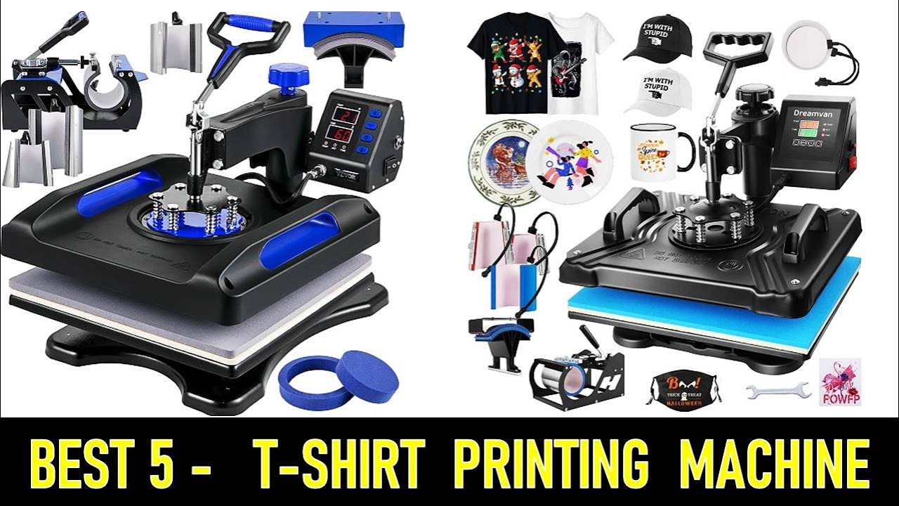Top 5 Best Tshirt Printing Machine of 2024 - YouTube