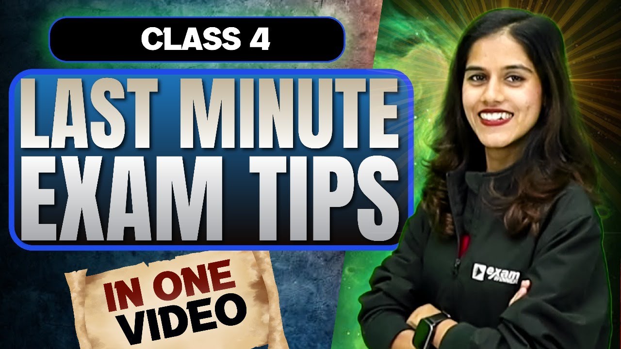 Class 4 Final Exam | Last Minute Exam Tips | Exam Winner Class 4 - YouTube