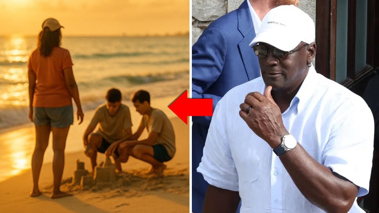 MICHAEL JORDAN FREEZES WHEN HE SEES HIS EX-WIFE AT THE BEACH — WITH ...