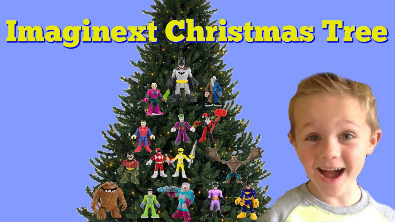 Imaginext Toys Christmas Tree, Imaginext Snow Batman, Robin, Joker ...