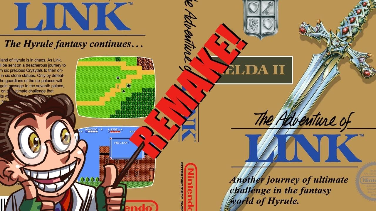 Zelda 2 NES REMAKE! Part 2 The game's easier when you find stuff - YouTube