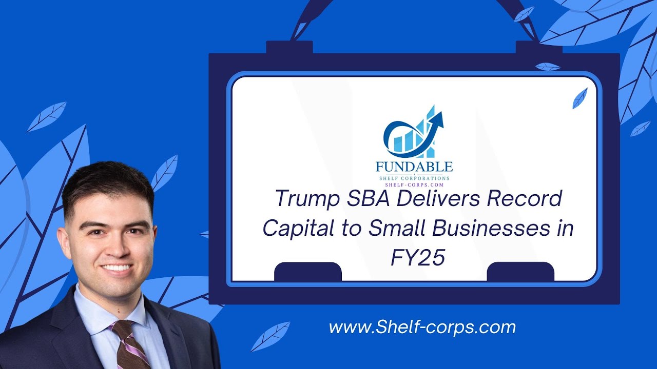 Trump SBA Delivers Record Capital to Small Businesses in FY25 - YouTube