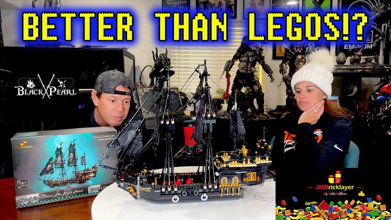 AMAZING BLACK PEARL from JMBRICKLAYER! BETTER than LEGOS! - YouTube